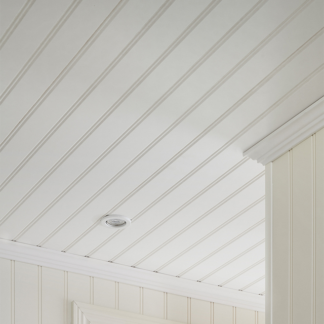 INNERTAK REGINA PÄRLSPONT DEKOR VIT MDF 6X2435X405 | Beijer Byggmaterial